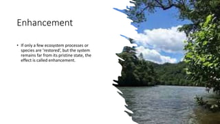 Ecosystem restoration | PPTX