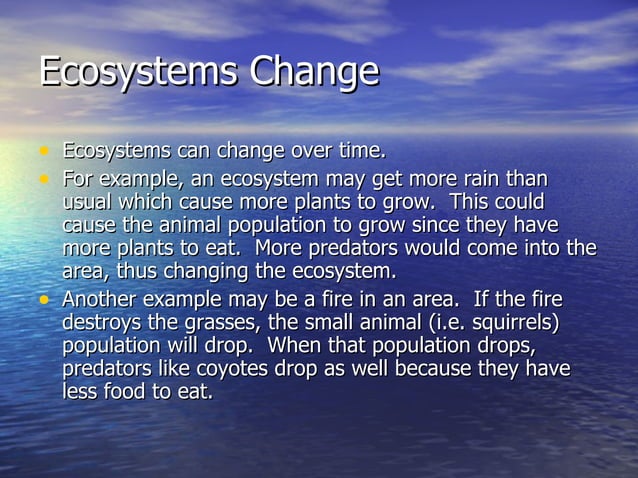 Ecosystems | PPT | Geography | Science