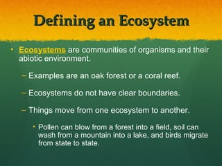 Ecosystems | PPT