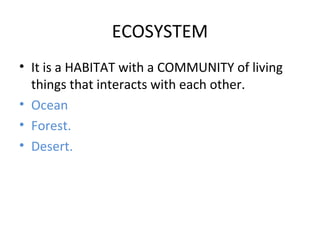 Ecosystems | PPT
