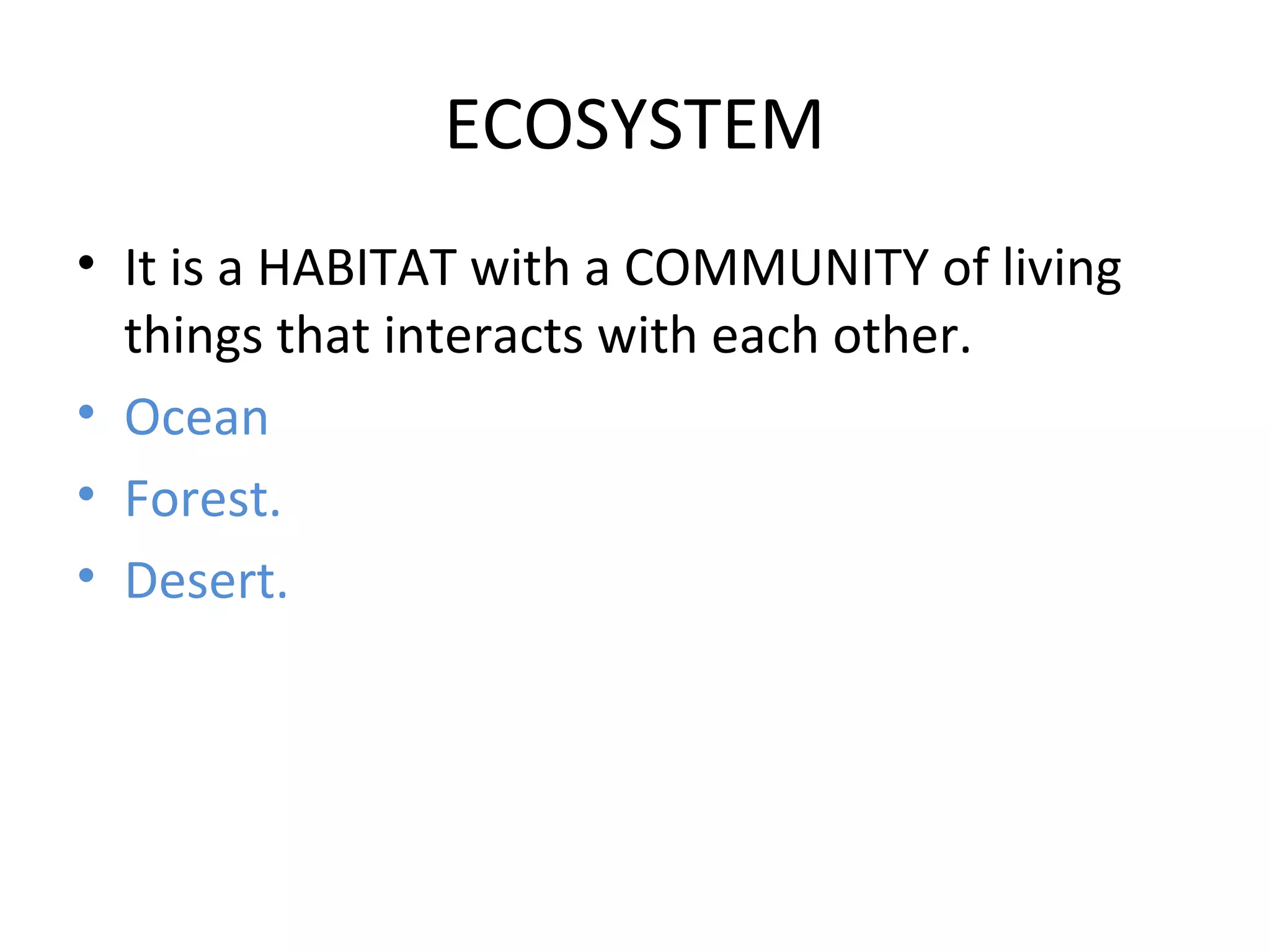 Ecosystems | PPT