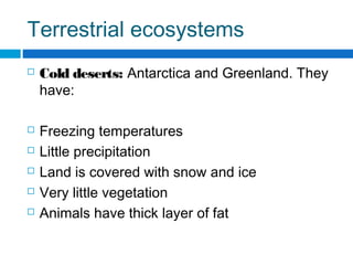 Unit 2. Ecosystems | PPT | Geography | Science