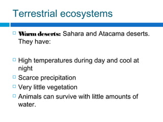 Unit 2. Ecosystems | PPT | Geography | Science