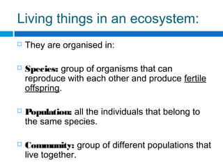 Unit 2. Ecosystems | PPT | Geography | Science