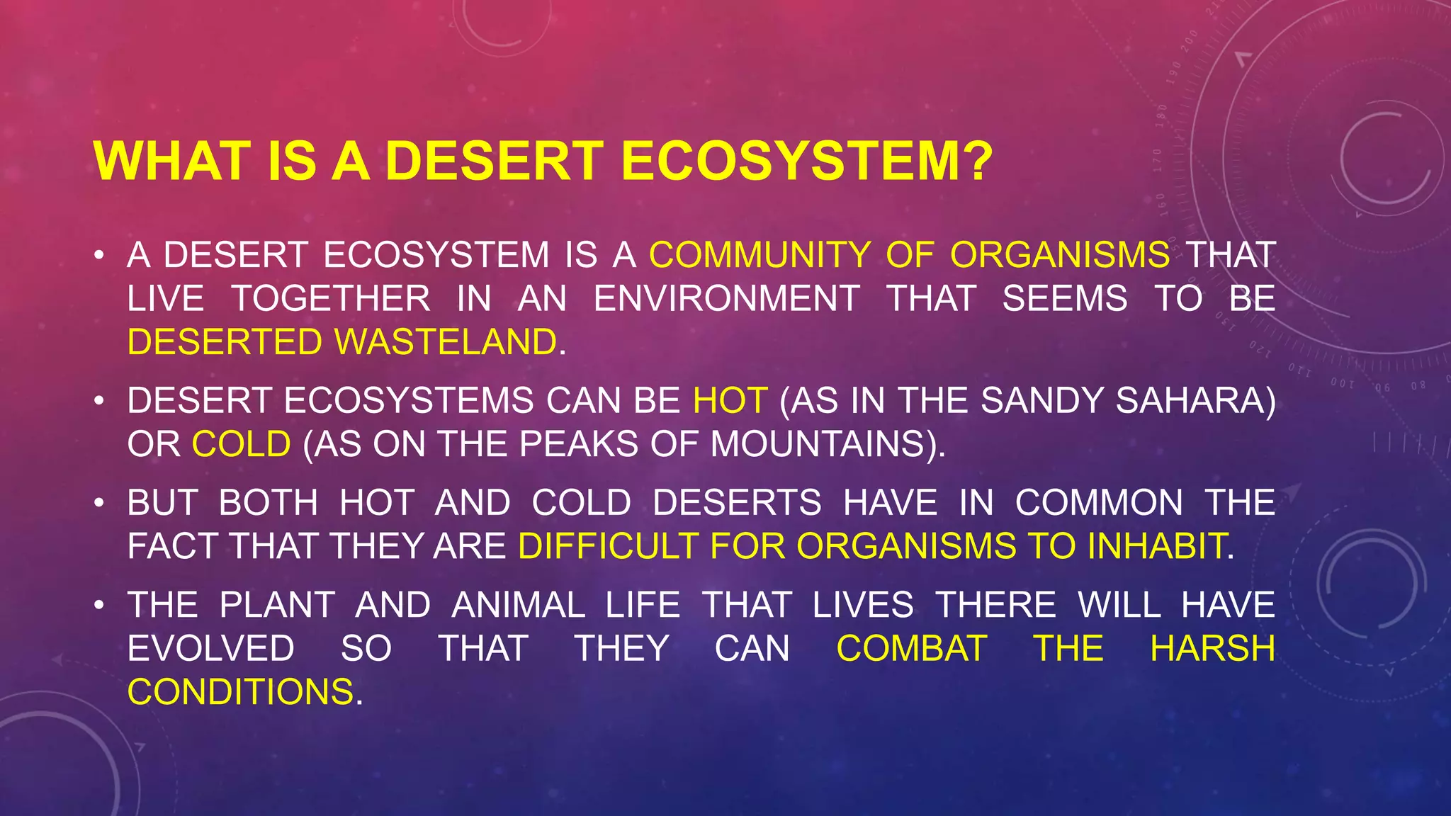 Ecosystem(environmental studies, forests, desert, grasslands, aquatic ...
