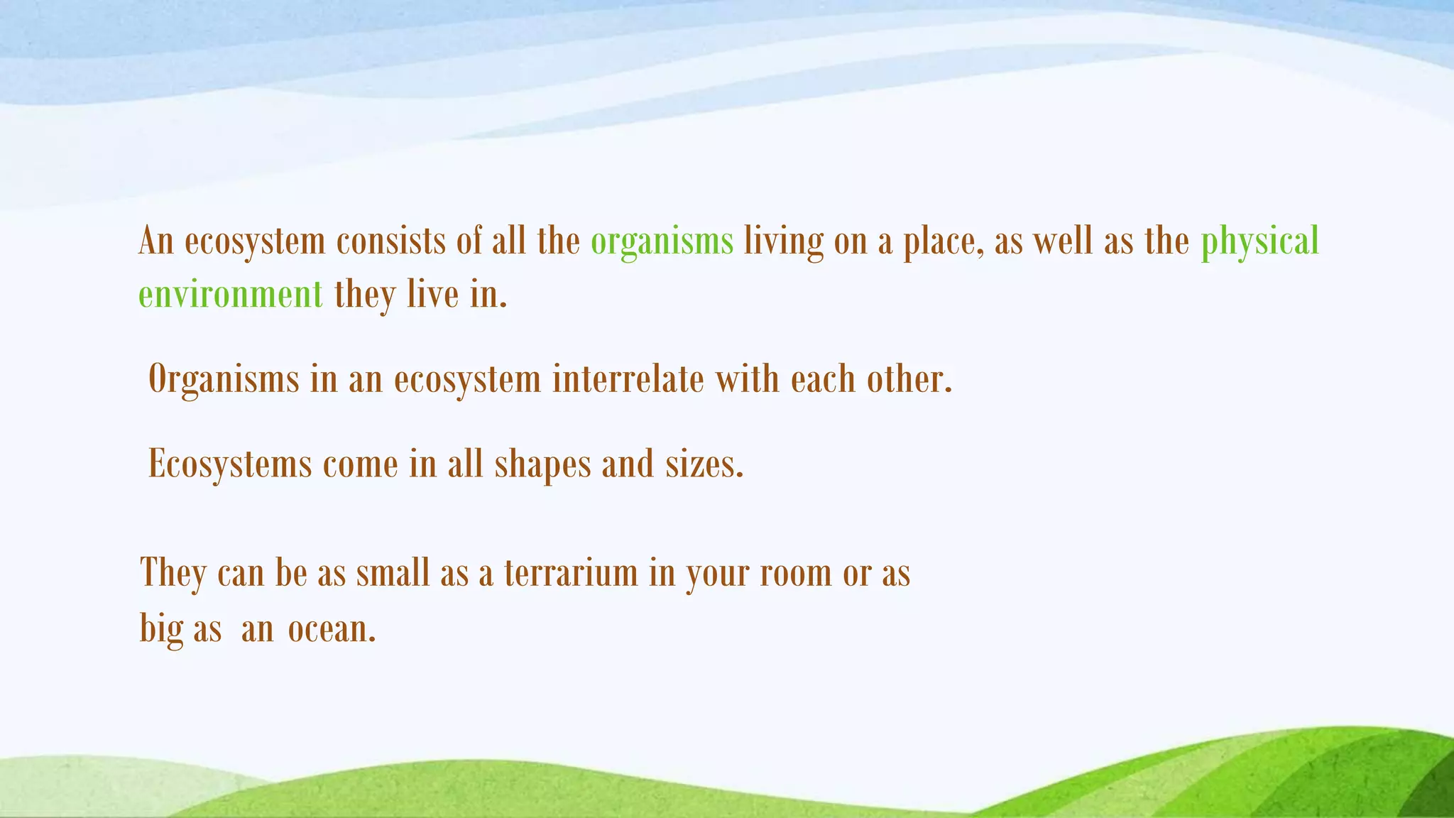 Ecosystems | PDF