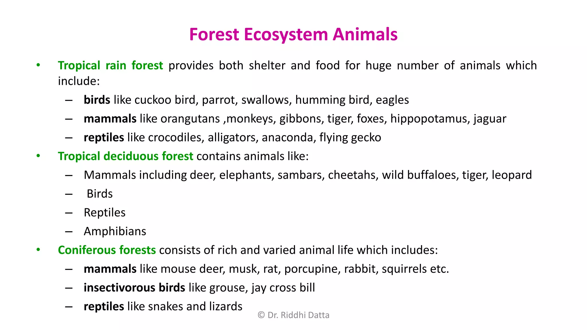 Types of Ecosystems | PDF