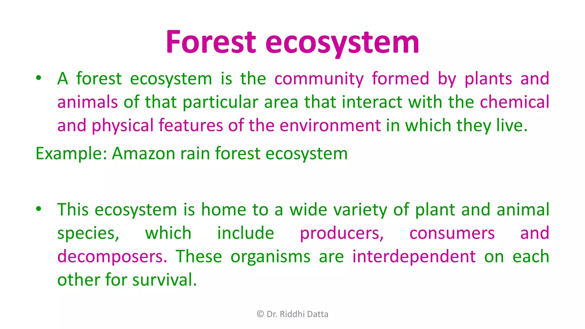 Types of Ecosystems | PDF