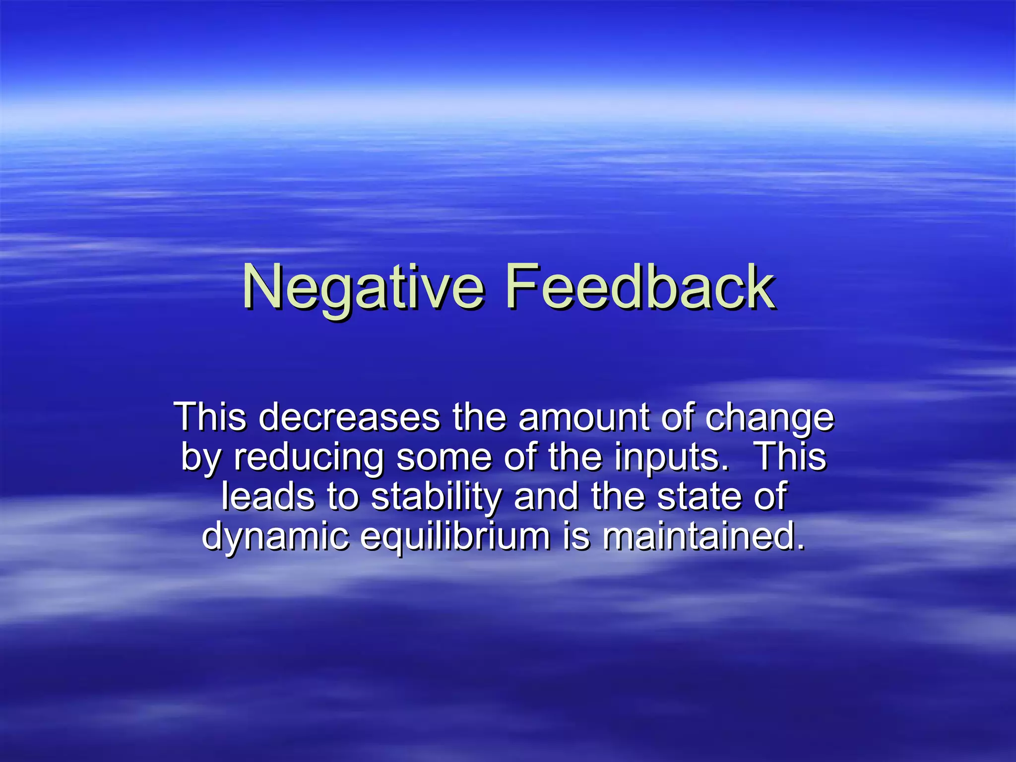 Ecosystems 4 Dynamic Equilibrium And Feedback | PPT