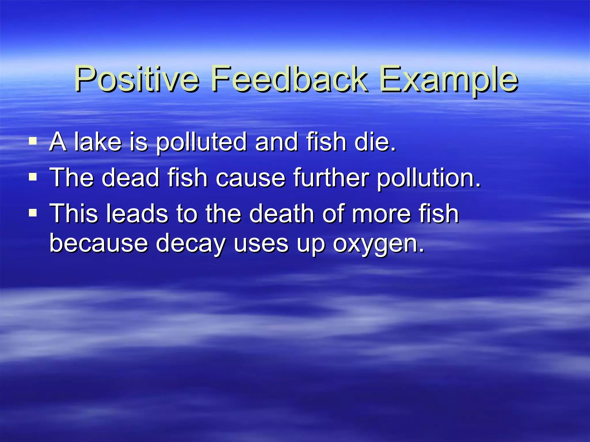 Ecosystems 4 Dynamic Equilibrium And Feedback | PPT