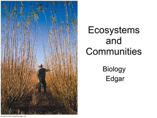 Biology: Ecosystems And Communities | PPT