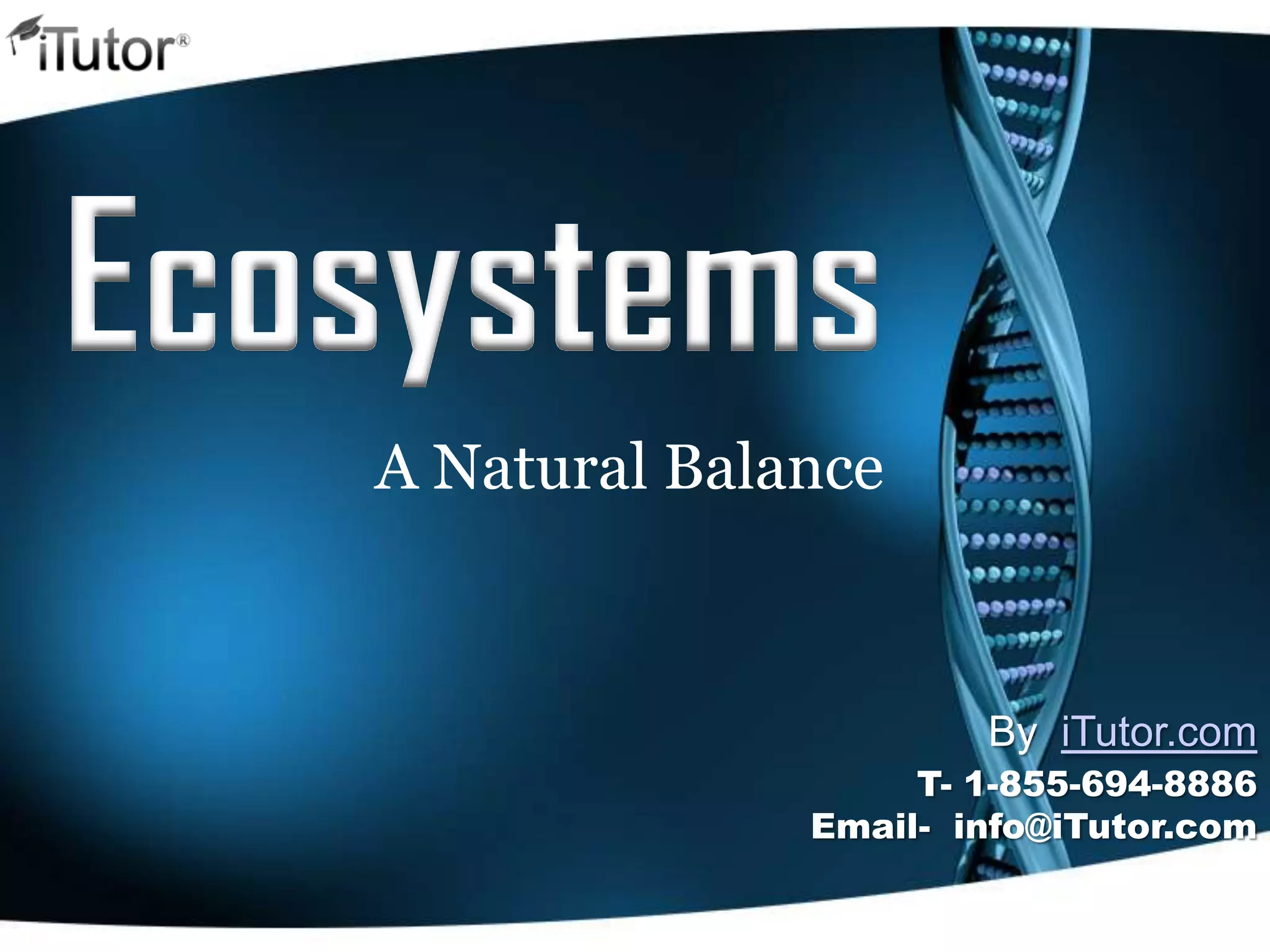 Ecosystems- A Natural Balance | PPT