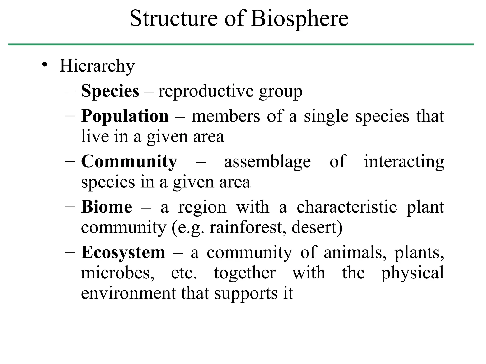 Ecosystems and biodiversity | PPT