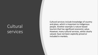 Ecosystem services | PPTX