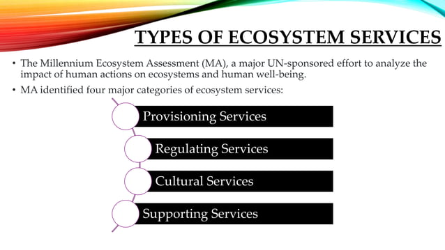 Ecosystem services | PPTX