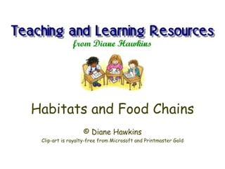 Ecosystems & food chains | PPT