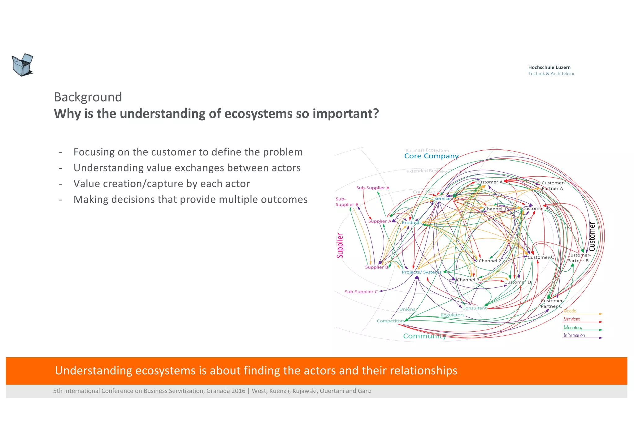 The simplification of ecosystems to support management decision making ...