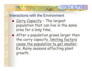 Ecosystems – interactions pdf | PDF