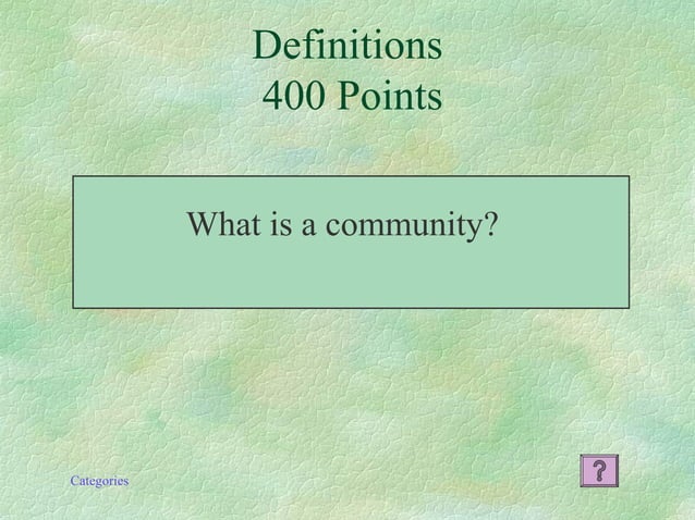 Ecosystems jeopardy game | PPT | Geography | Science