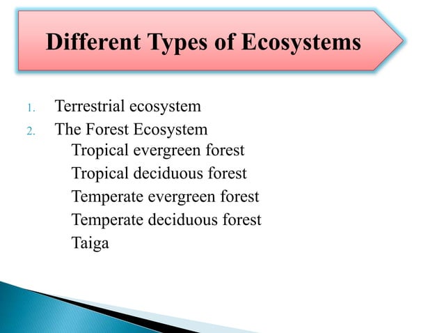 Ecosystems of Pakistan and World | PPTX | Geography | Science