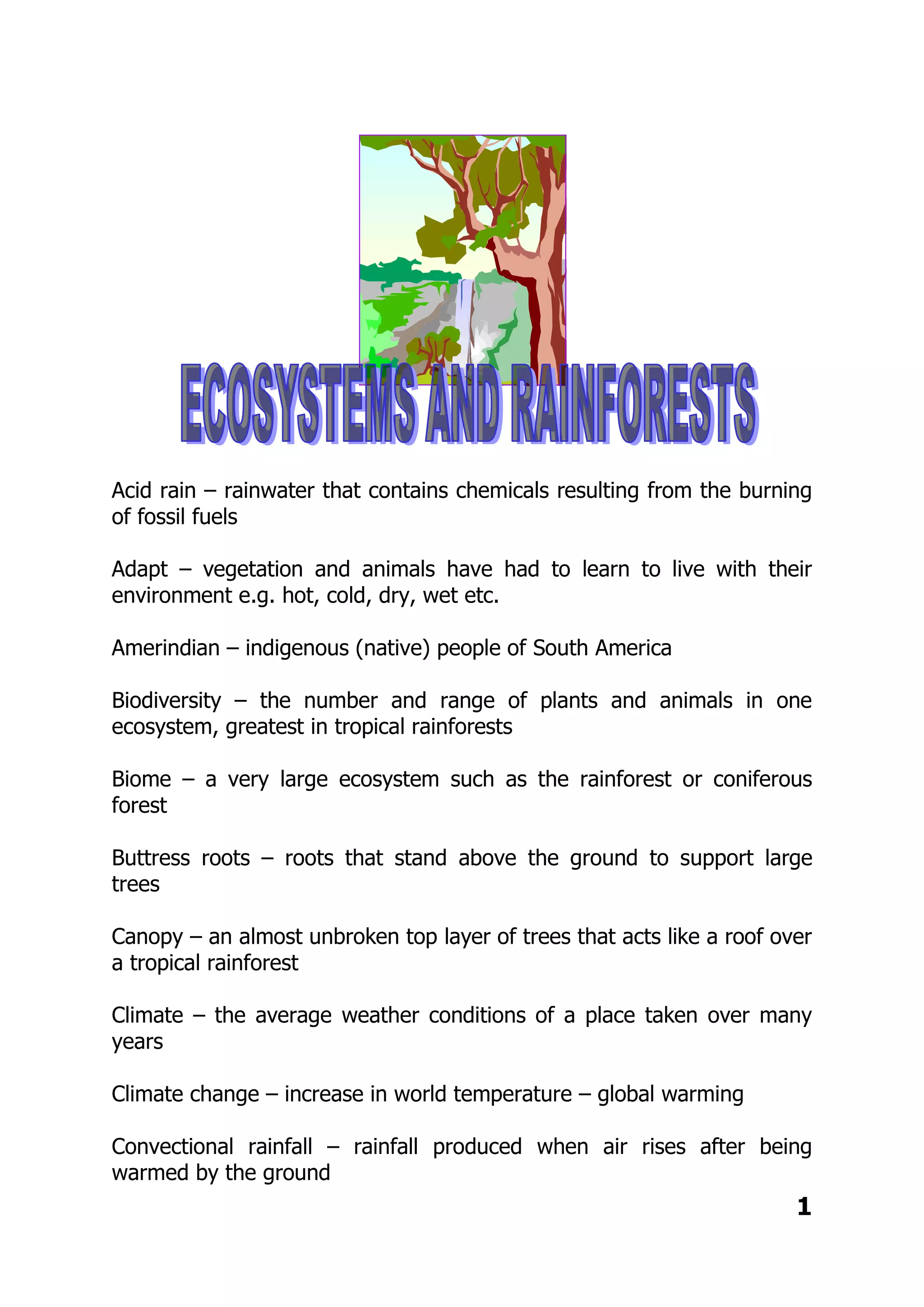 Ecosystems pack | PDF | Geography | Science