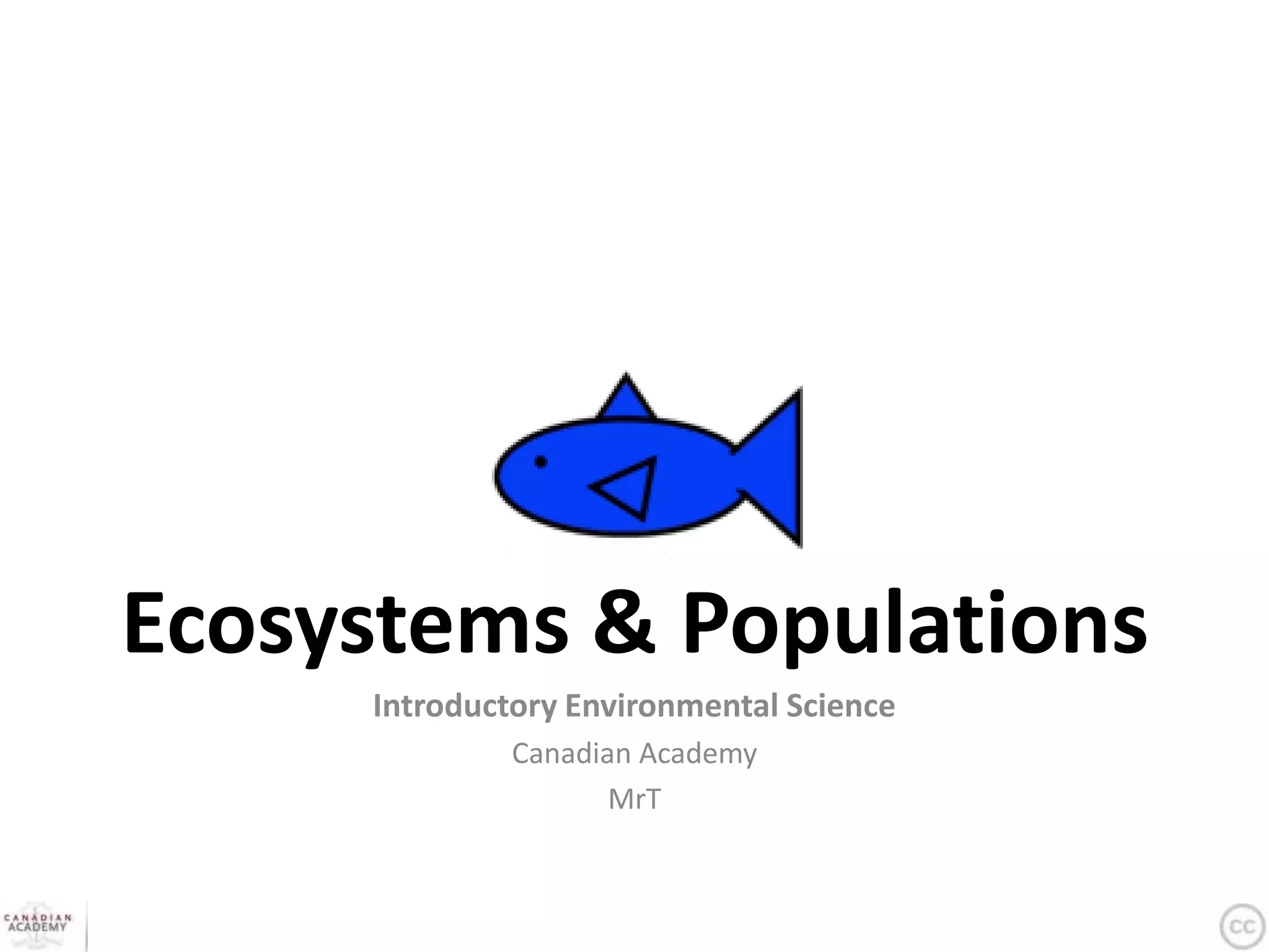 Ecosystems & Populations | PPTX