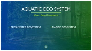 Types of ECOSYSTEMS in the Environment We Live In | PPTX