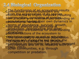 Ecosystem structure and function | PPTX
