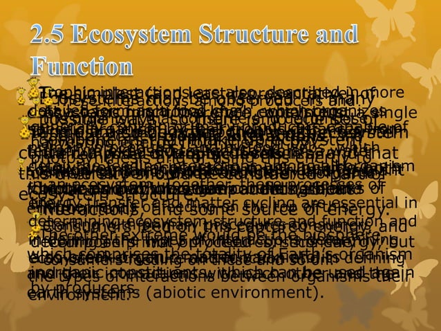 Ecosystem structure and function | PPTX