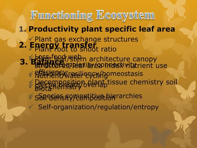 Ecosystem structure and function | PPTX