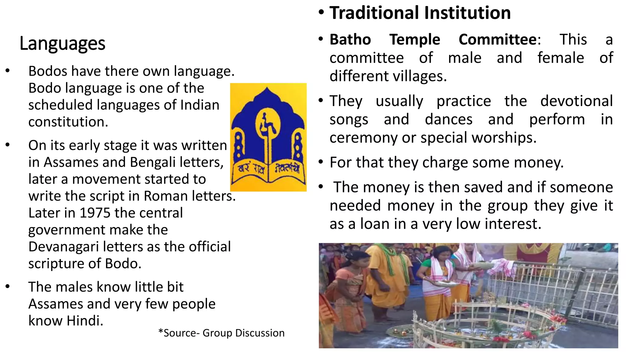 Ecosystem study of bodo tribe, in assam | PPTX