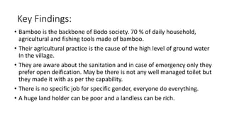 Ecosystem study of bodo tribe, in assam | PPTX