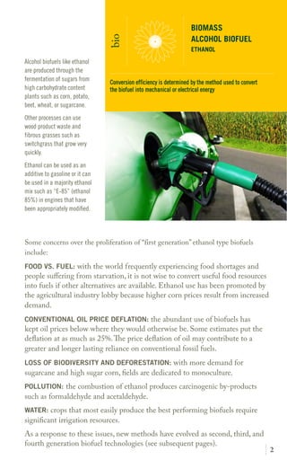 Ecotech alliance quick guide to bioenergy technologies | PDF ...