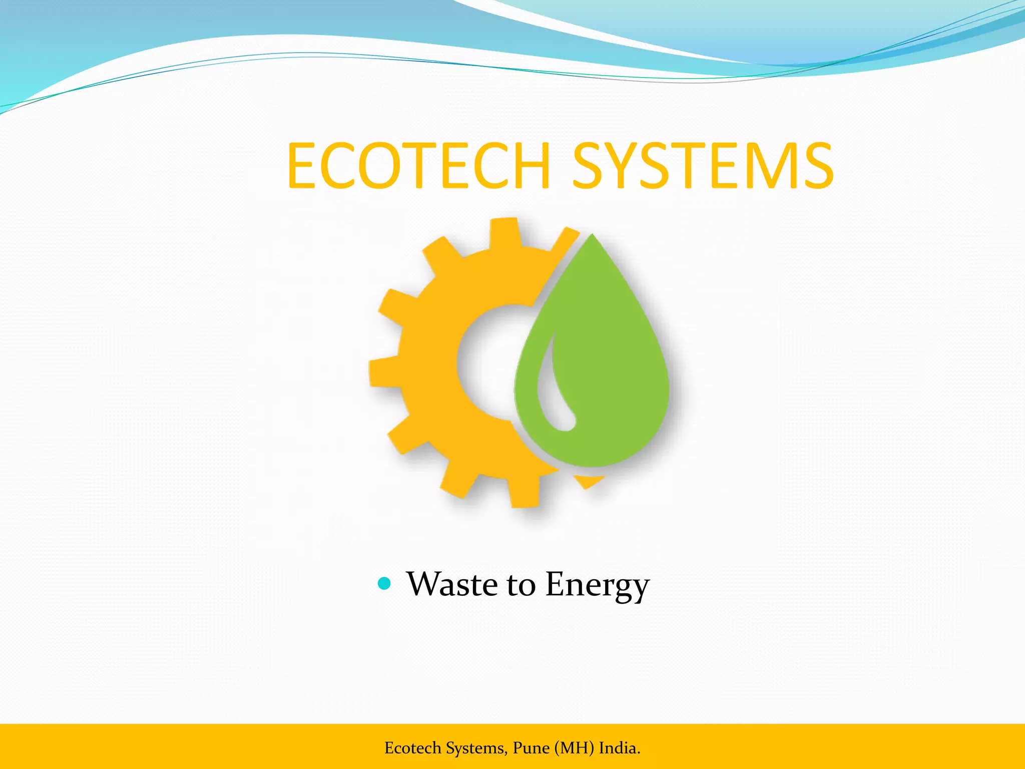 Ecotech systems | PPTX