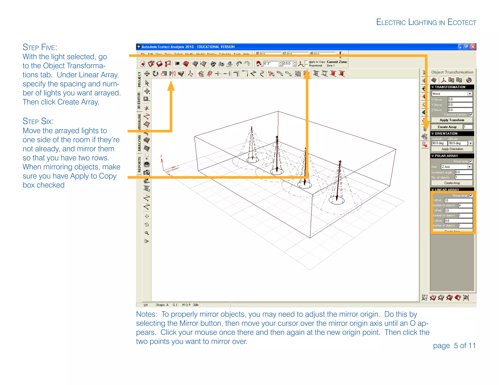 Electric Lighting Ecotect | PDF
