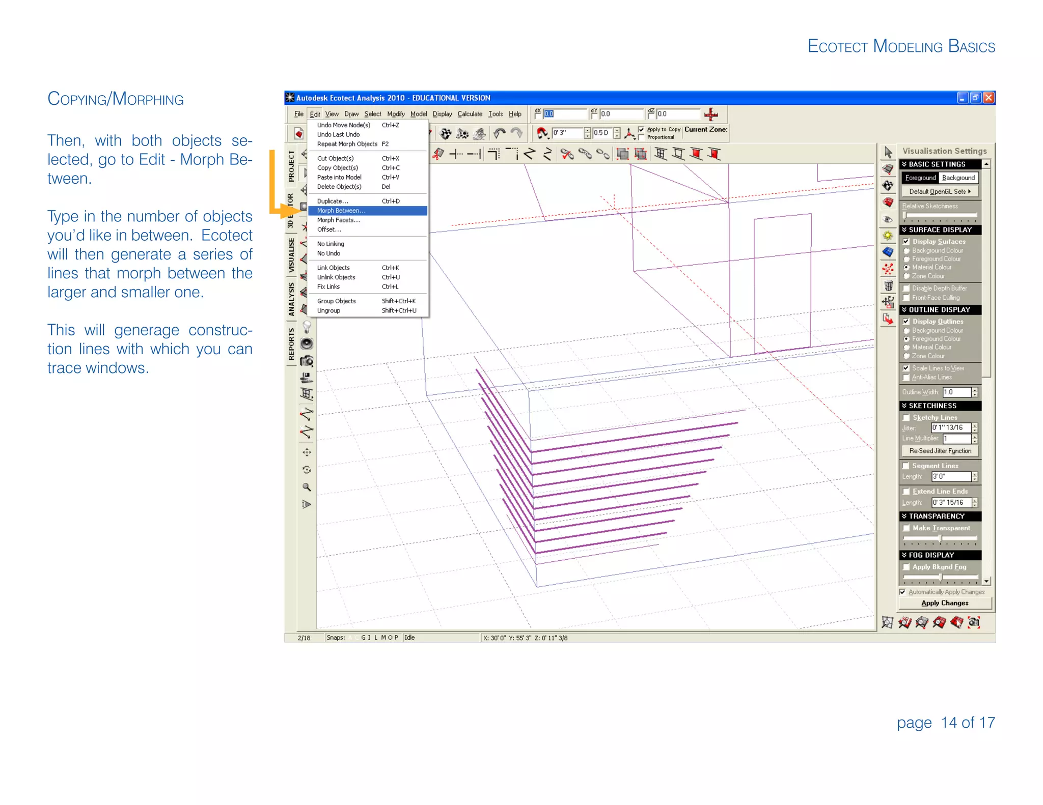 Ecotect Modeling Basics | PDF