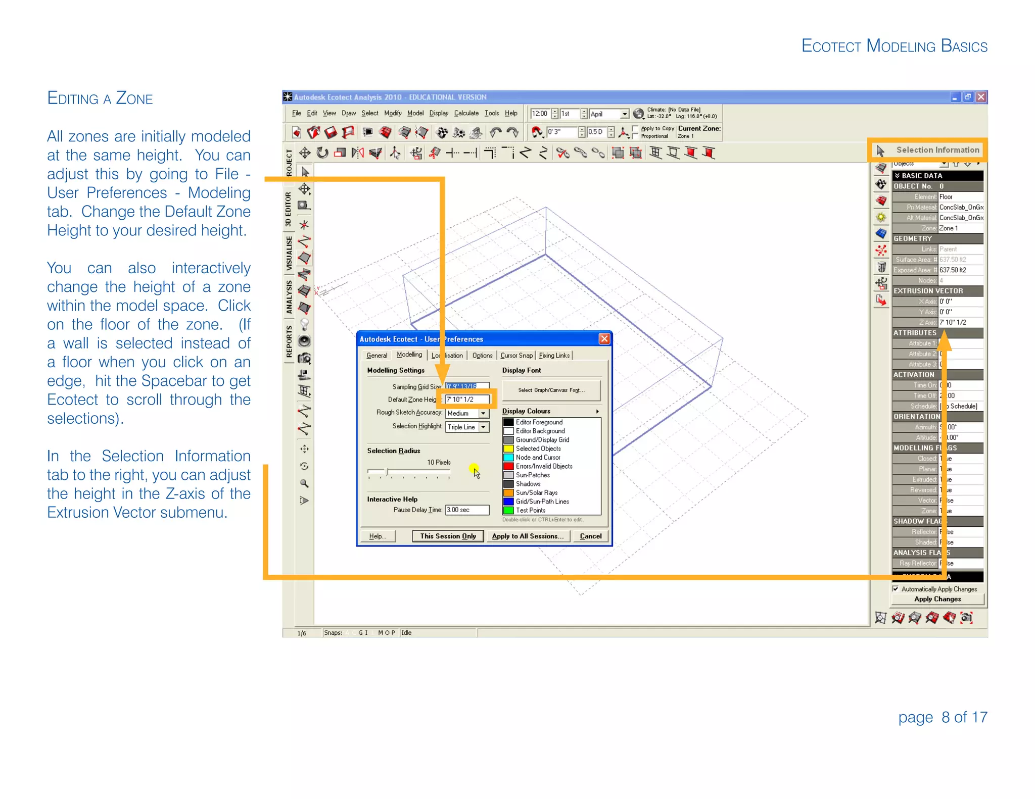 Ecotect Modeling Basics | PDF