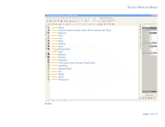 Ecotect Modeling Basics | PDF | Computing | Technology & Computing