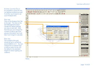 Solar Lighting in Ecotect | PDF