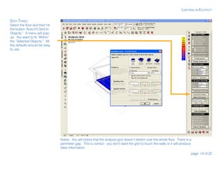 Solar Lighting in Ecotect | PDF