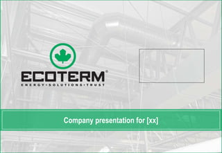 Ecoterm PowerPoint | PPTX | Construction Industry | Industries