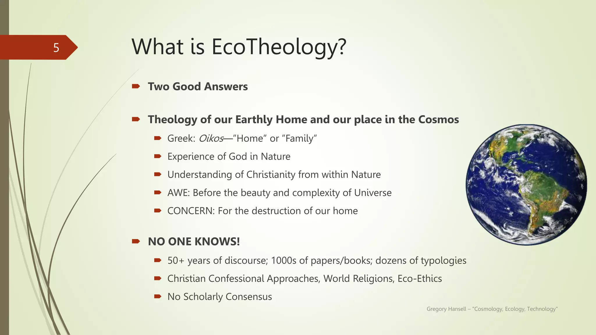 Ecotheology & Technology | PPTX
