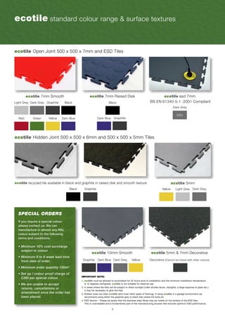 Ecotile Industrial Flooring brochure | PDF