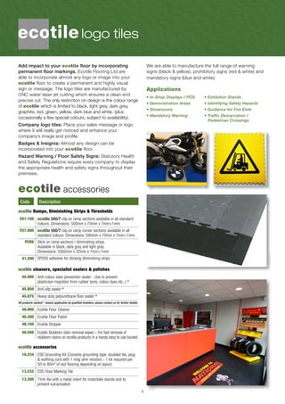 Ecotile Industrial Flooring brochure | PDF