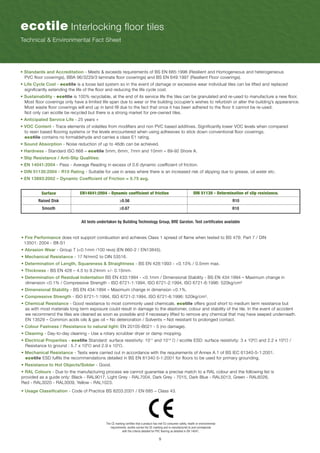 Ecotile Industrial Flooring brochure | PDF