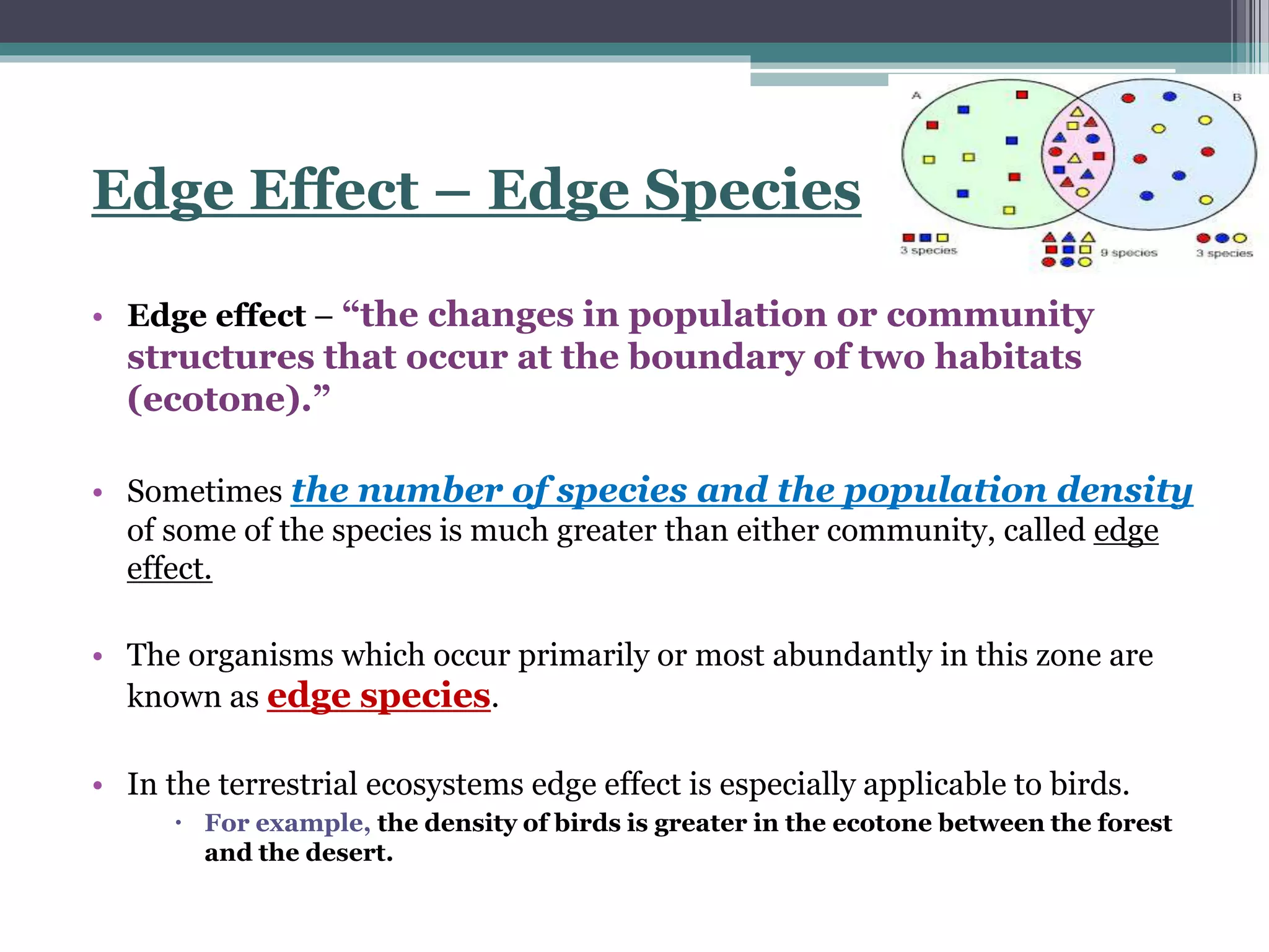 Ecotone and edge effect | PPTX