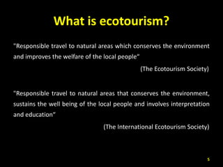 Ecotourism | PPTX