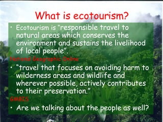 Ecotourism | PPT