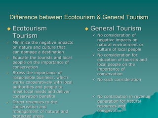 In-Depth Exploration of Eco-Tourism Principles and Practices | PDF