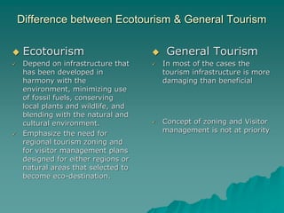 In-Depth Exploration of Eco-Tourism Principles and Practices | PDF